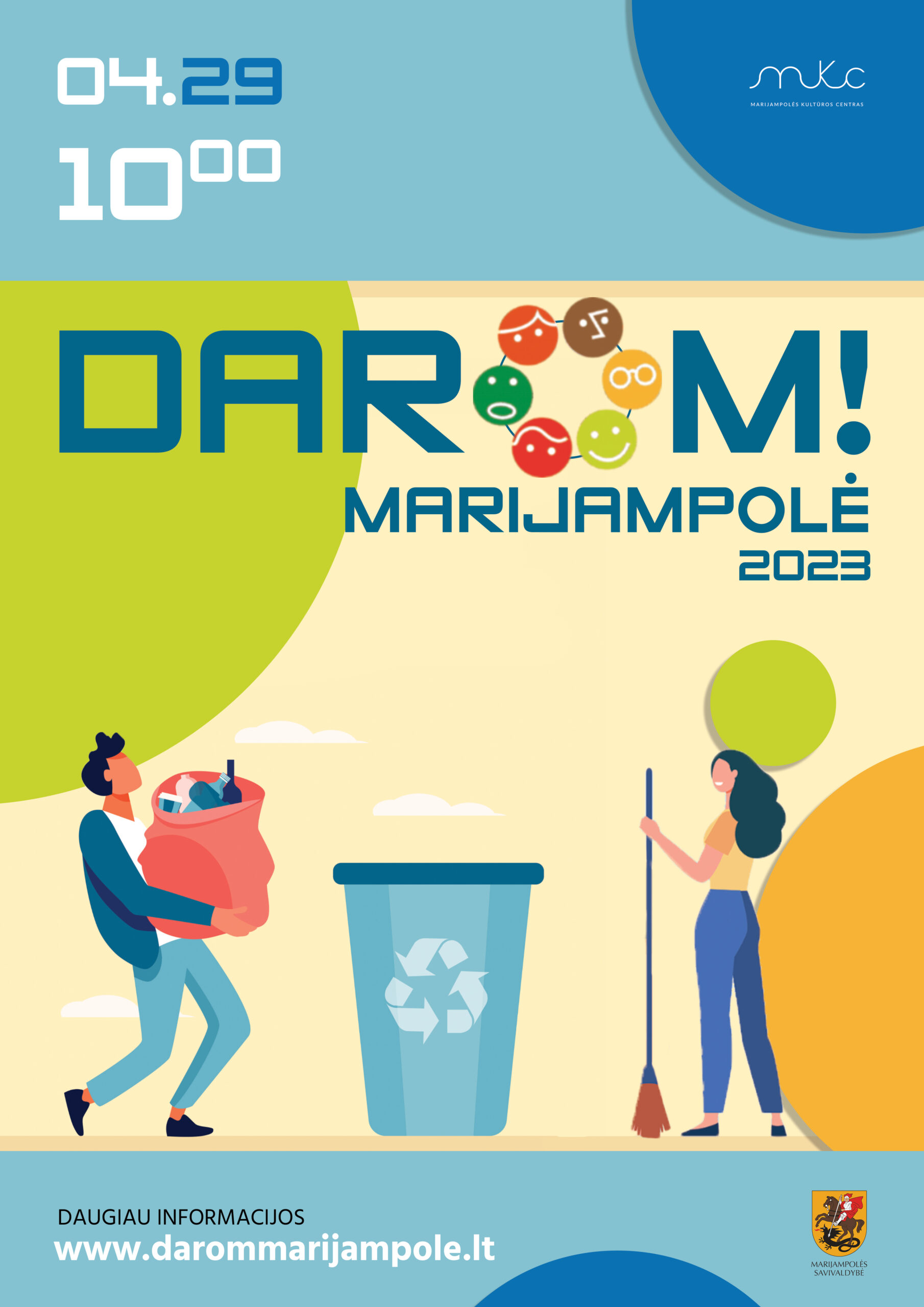 Kviečiame prisijungti prie akcijos „Darom Marijampolė 2023“! – Marijampolės kultūros centras