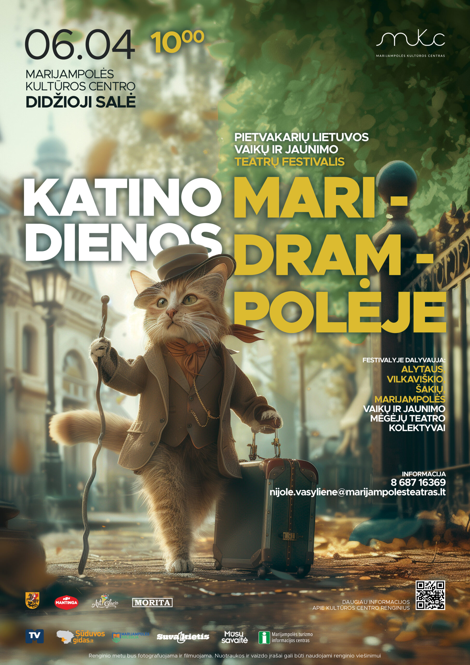 Pietvakarių Lietuvos vaikų ir jaunimo teatrų festivalis „KATINO DIENOS ...